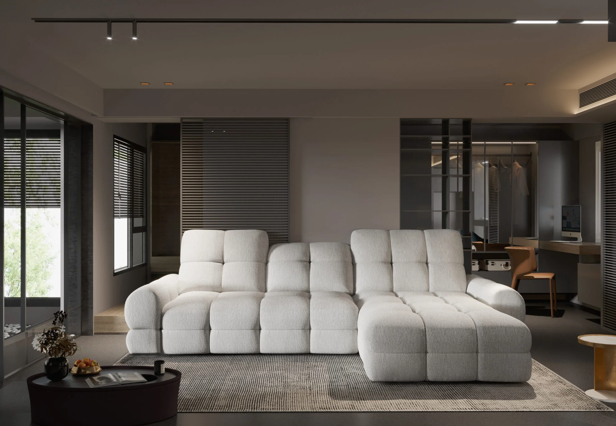 Chaise Longue Mini Corner Sofa L-Shape - TOLLO MINI - ChillMe